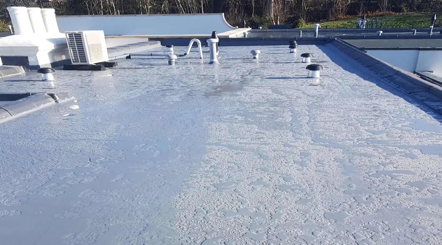 Graco E60 Flat Roof Waterproofing Application